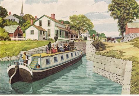 Home Canal Erie Canal Canal Boat Art