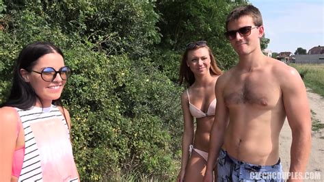 Czech Couple Public Swing Eveline Dellai Eporner