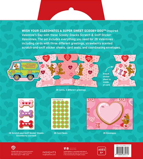 Scooby Doo Scooby Snacks Scratch And Sniff Super Valentines Insight