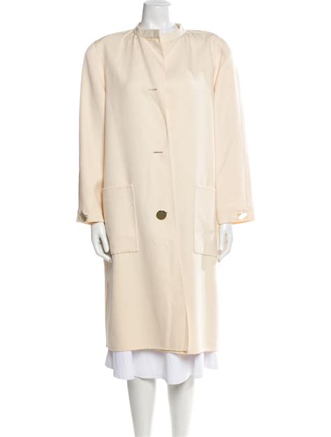 Bill Blass Coat Neutrals Coats Clothing Bil34035 The Realreal