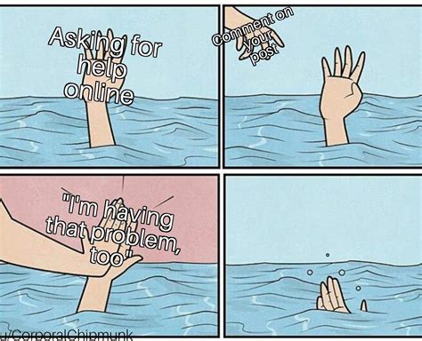 Programmer Drowning High Five Know Your Meme