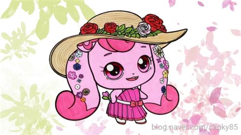 알쏭달쏭 캐치티니핑 패션쇼 런웨이 하츄핑 색칠공부 영상 네이버 블로그