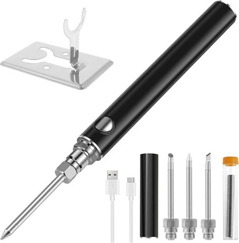 Cordless Usb Soldering Iron Kit Wireless Soldering Kit With Soldering Tips Adjustable