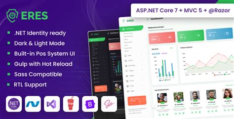 Eres Aspnet Core And Mvc Hospital Admin Dashboard Template Graphicfort