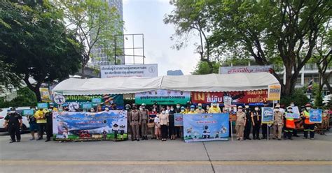 พระโขนง ตั้งจุดดูแลความปลอดภัยประชาชน 7 วันอันตราย ช่วงสงกรานต์ สำนักงานเขตพระโขนง