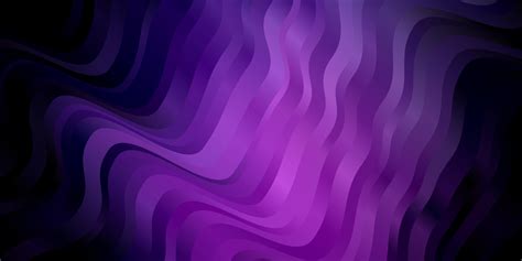 Dark Purple Pink Vector Template With Curves Bright Illustration With Gradient Circular Arcs