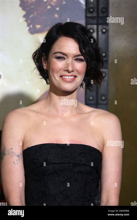 Actress Lena Headey Attends The Premiere Of Rise Of An Empire At Tcl Chinese Theatre In Los