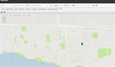 how can i configure maximo spatial to display a pin on the map for