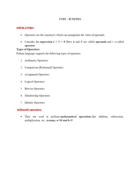 Python Unit 2 Pdf Control Flow Software Engineering