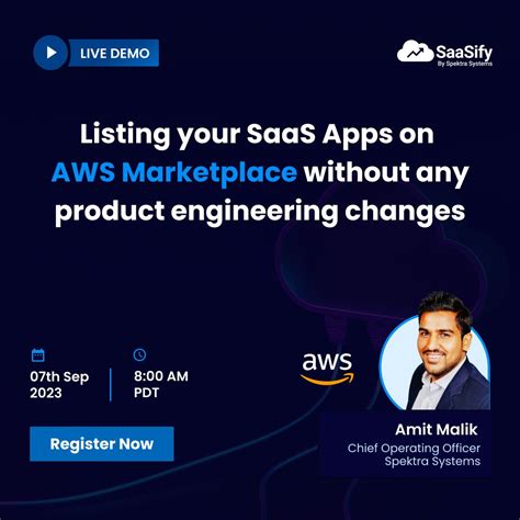 Saasify On Linkedin Saas Webinar Awsmarketplace Aws