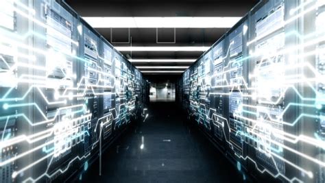 Digitalization Information Concept Digital Data Flow Stock Footage