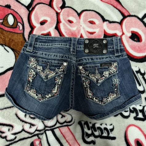 Miss Me Jean Shorts Very Low Rise But Super Cute Depop