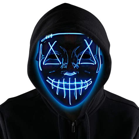 Spirit Halloween Led Purge Mask At Bill Hass Blog