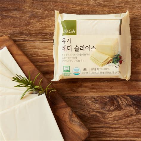 유기 슬라이스 치즈 180g10매 배민스토어