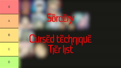Cursed Technique Tier List For Sorcery Roblox Deltias Gaming
