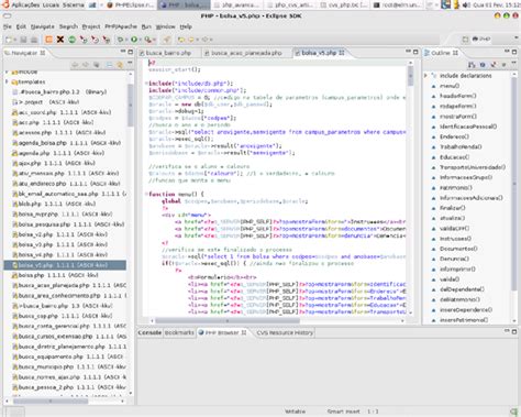 Trabalhando Com Php E Cvs No Eclipse