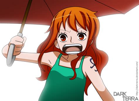 One Piece Chibi Nami By Dark Terra On Deviantart