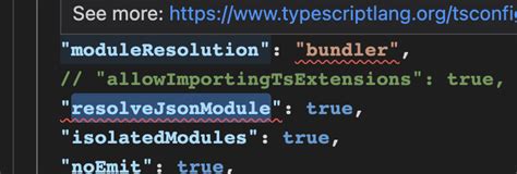 Ts Service Of Vscode Will Report Error When Enable Resolvejsonmodule