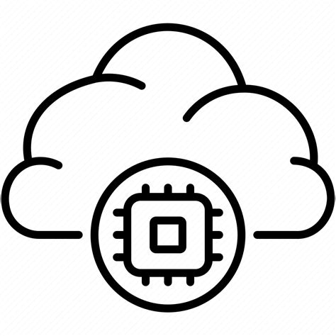 Technology Tech Chip Cloud Computing Ui Data Icon Download On Iconfinder