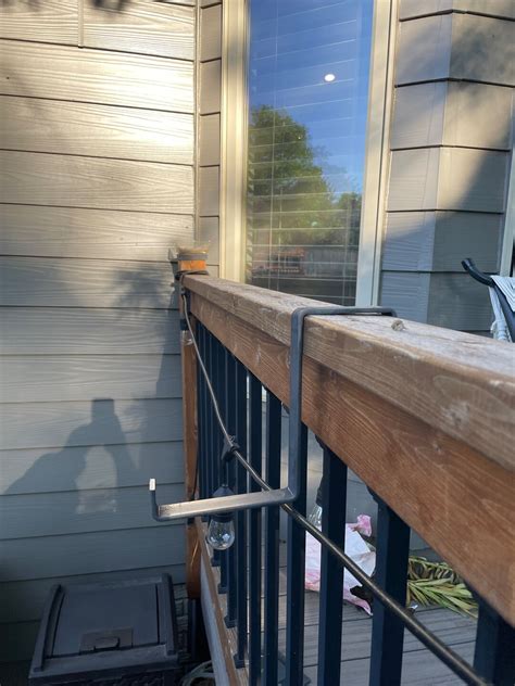 Deck Railing Flower Planter Brackets Etsy