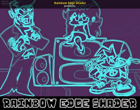 Rainbow Edge Shader Modding Tool For Friday Night Funkin Fnf Modding