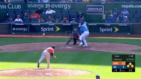 Ryan Mcbroom Called Out On Strikes 09152019 Houston Astros