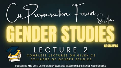 Lec 2 📚 Sex Vs Gender Genderstereotypes Gender Studies 💡umer