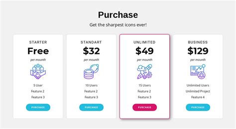 Pricing Plan Design Html Template By Nicepage