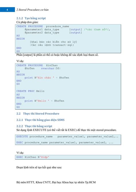 Stored Procedure Pdf