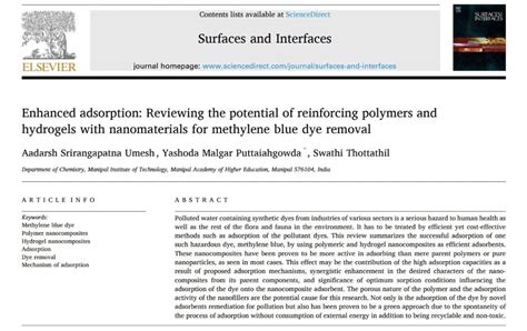 Aadarsh S U On Linkedin I Am Happy To Share That Our Review Manuscript