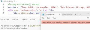 How To Write To A File Without Newline In Python