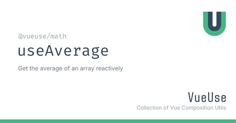 Useaverage Vueuse 中文网