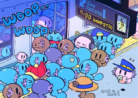 Saba Hokke Paldean Wooper Wooper Nintendo Pokemon Highres