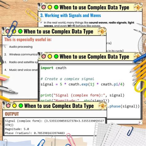 When To Use The Complex Data Type In Python Complete Coding Lessons