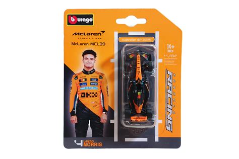 Modellino Mclaren Mcl39 F1 2025 Lando Norris Scala 164 Bburago