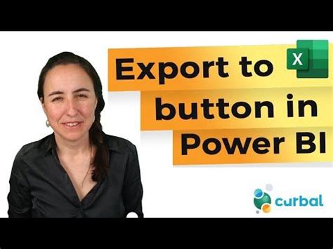 How To Create A Export To Excel Csv Button In Power Bi Youtube Power Excel Buttons