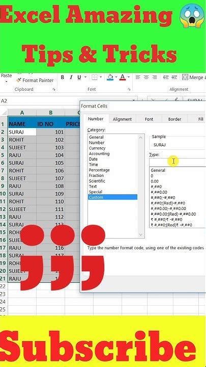 Excel Hidden Tricks 😮 Excel Amazing Tips And Tricks Exceltips Tricks Shorts Excel Job