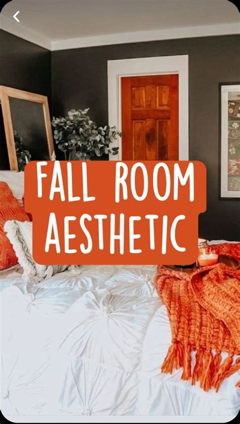 Pin On Me Fall Decor Inspiration Fall Bedroom Decor Fall Halloween Decor