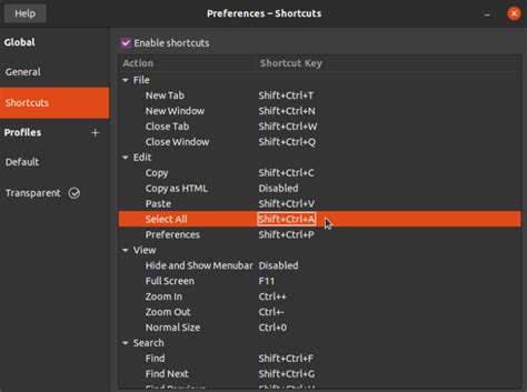 Gnome Terminal How To Select All Text Ubuntu 2004 Sp16ios Blog