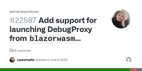 Add Support For Launching Debugproxy From Blazorwasm Debug Type In Vs Code Issue