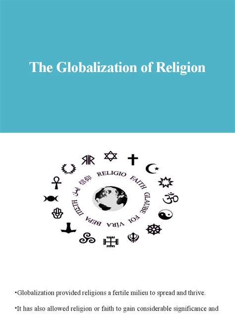 The Globalization Of Religion Pdf Globalization