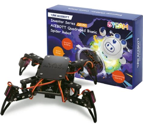 Acebott Quadruped Bionic Spider Robot With Esp8266 Makro