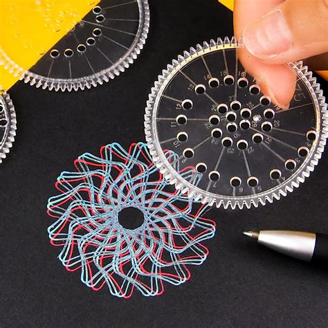 Ifude Drawing Spirograph Set Pcs Painting Magic Spiral Diy Color