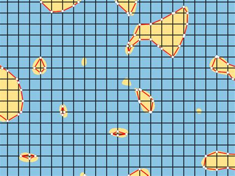 marching squares algorithm implemented with taichi struct taichi