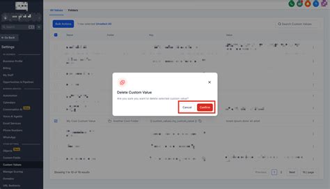Create Organize And Configure Settings For Custom Values Highlevel