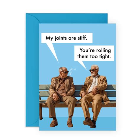 Central 23 Funny Birthday Cards For Men Stiff Joints Male Birthday