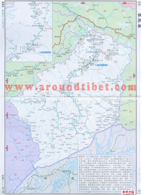 西藏墨脱县地图 西藏墨脱县地图全图高清版大图片 旅途风景图片网 visacits