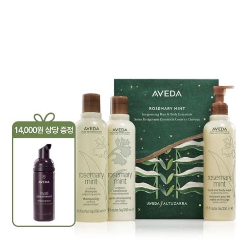 [12월][홀리데이] 로즈메리 민트 인비고레이팅 헤어 And 바디 에센셜 세트 Ssg Com