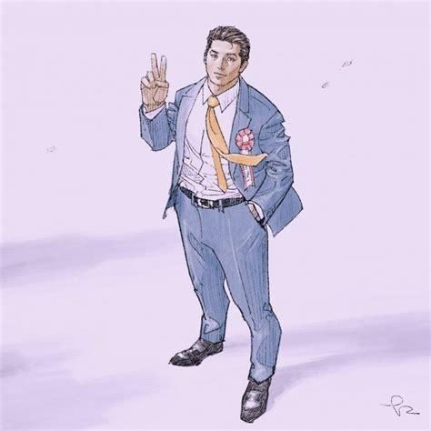 슬램덩크 작가님이 그리신 고등학생 졸업 그림 