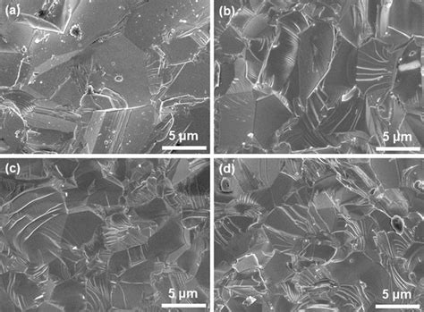 Sem Micrographs Of The Fracture Surfaces Of Hiped Y2o3 Ceramics